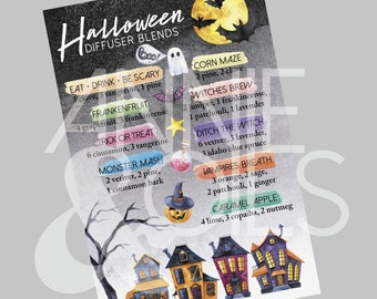 Hocus Pocus Halloween Diffuser Blends Postcard - Etsy