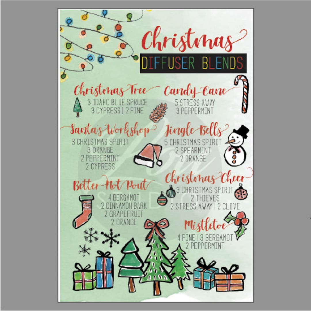 Christmas Diffuser Blends - Etsy