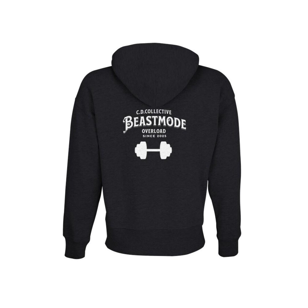 Oversized Hoodie Black beastmode - Etsy