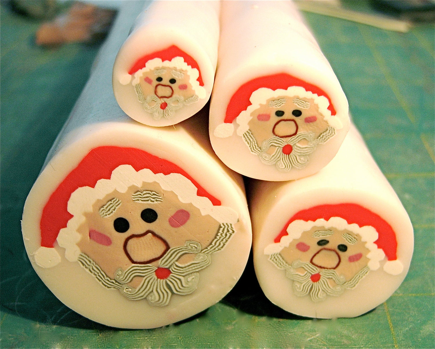 Tutorial - Polymer Clay Santa Cane - Etsy