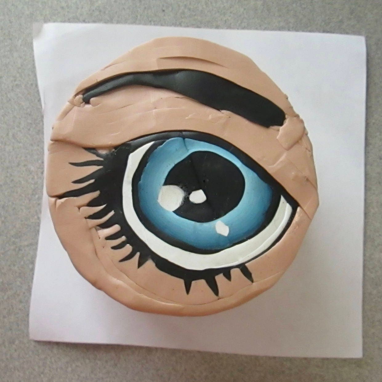 Tutorial - Anime Face Cane, Version 1, Polymer Clay Class, Mouth Cane ...