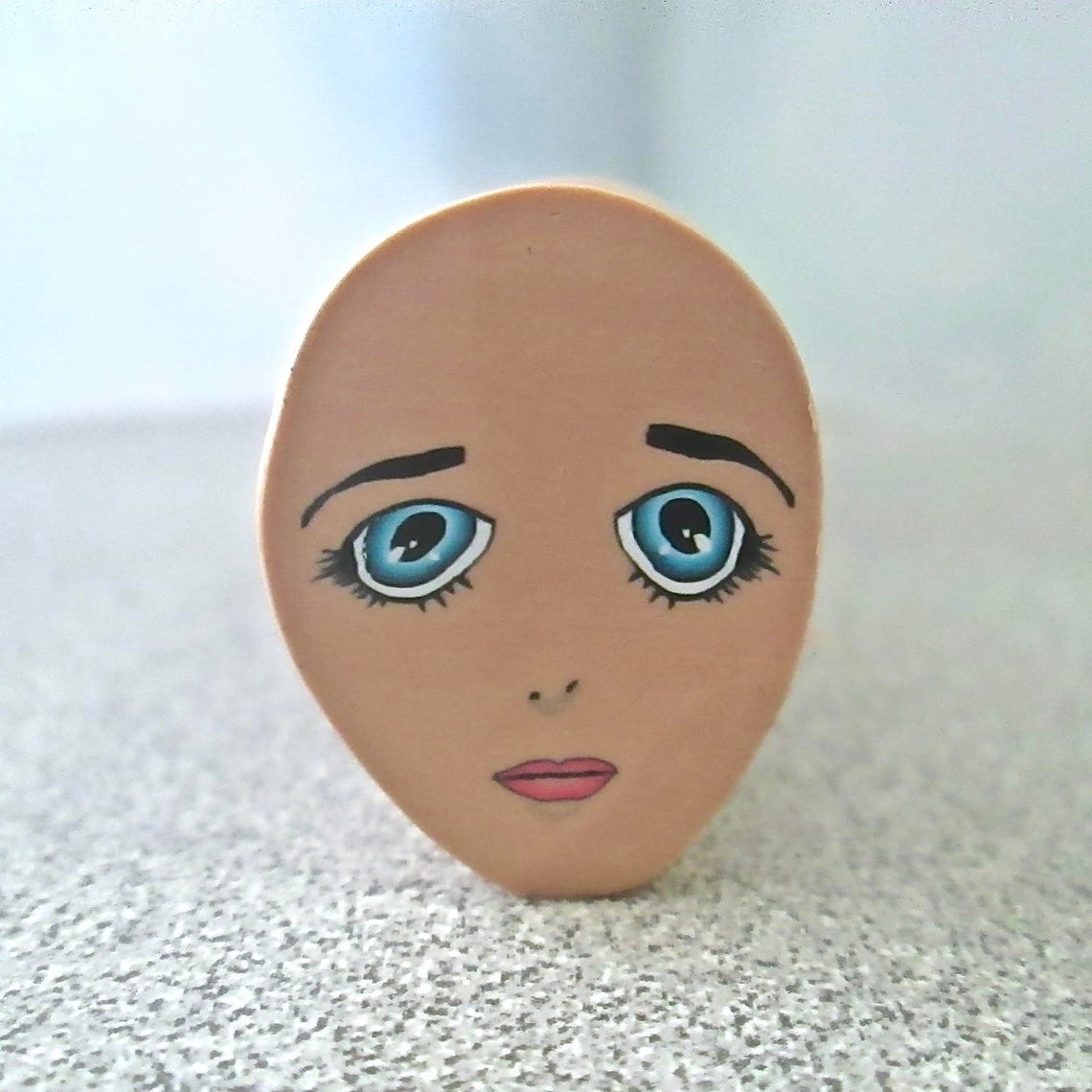 Tutorial - Anime Face Cane, Version 1, Polymer Clay Class, Mouth Cane ...