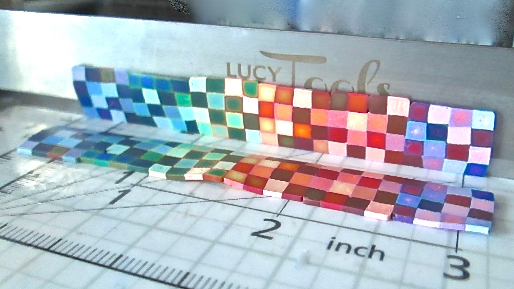 Tutorial Painterly Pixels Bangle, Polymer Clay Class, Pixel Cane ...