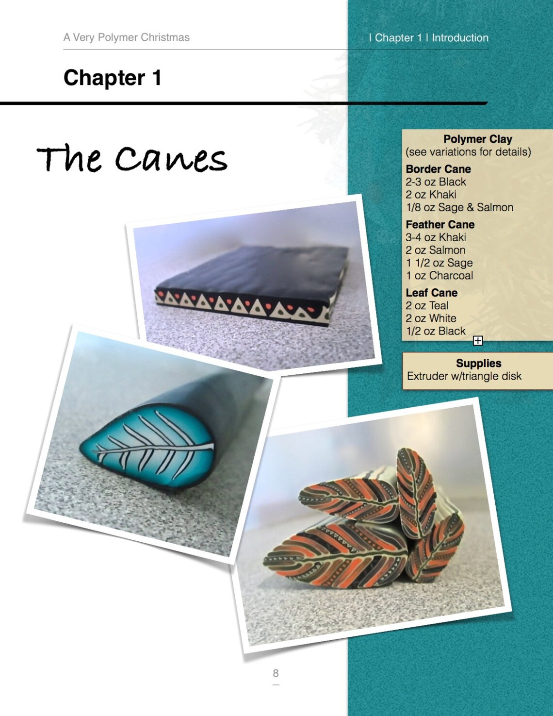 Polymer Clay Tutorial, Polymer Clay Book, DIY Ornament, Ornament ...