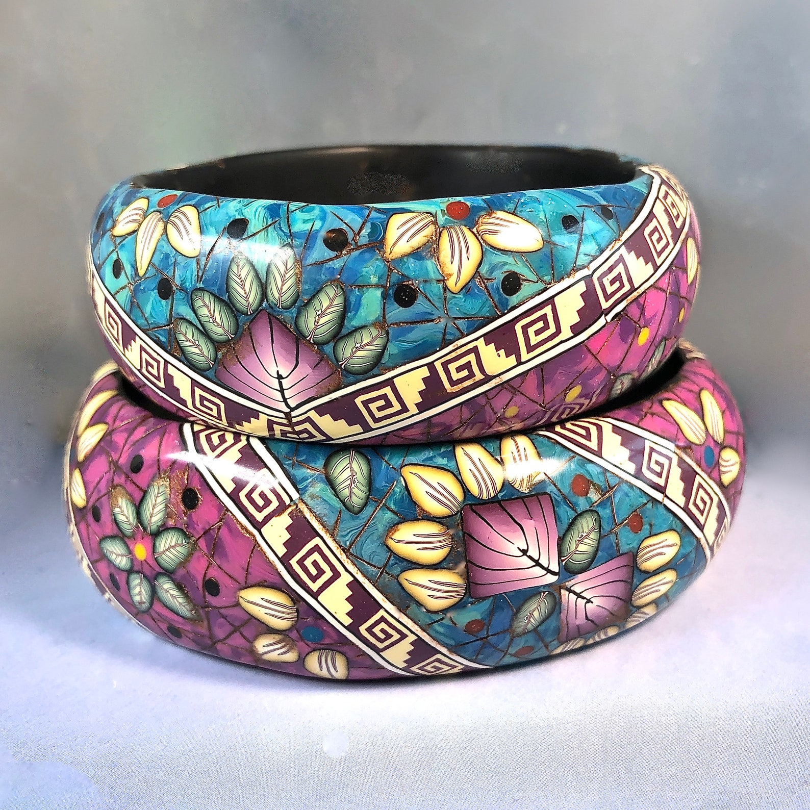 Workshop Booklet - Southwestern Bangles, Polymer Clay Class, Cane ...