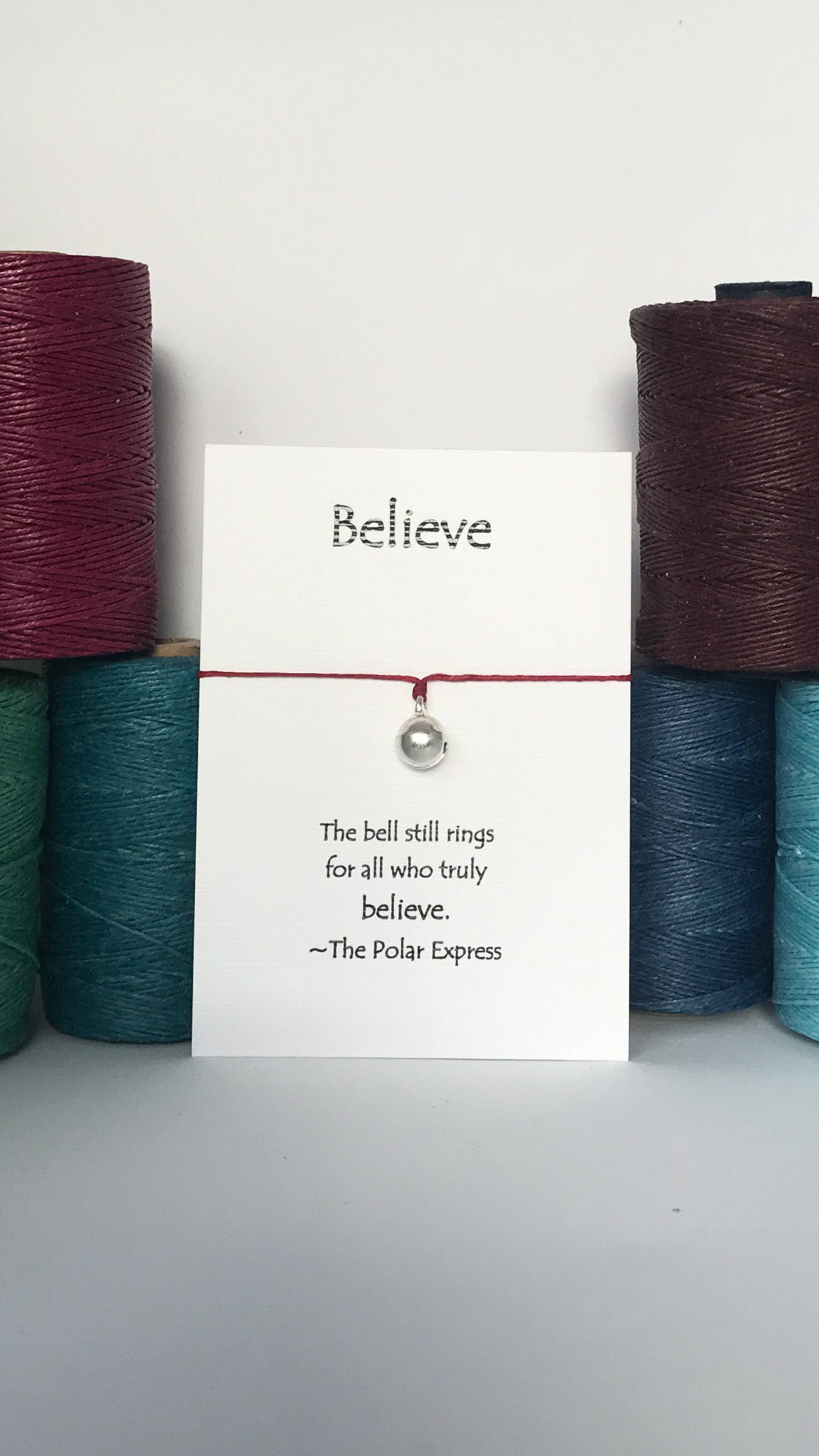 Polar Express Believe Bell Wish Bracelet - Etsy