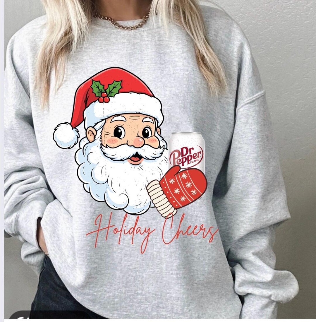 Distressed Diet Dr. Pepper Santa - Etsy