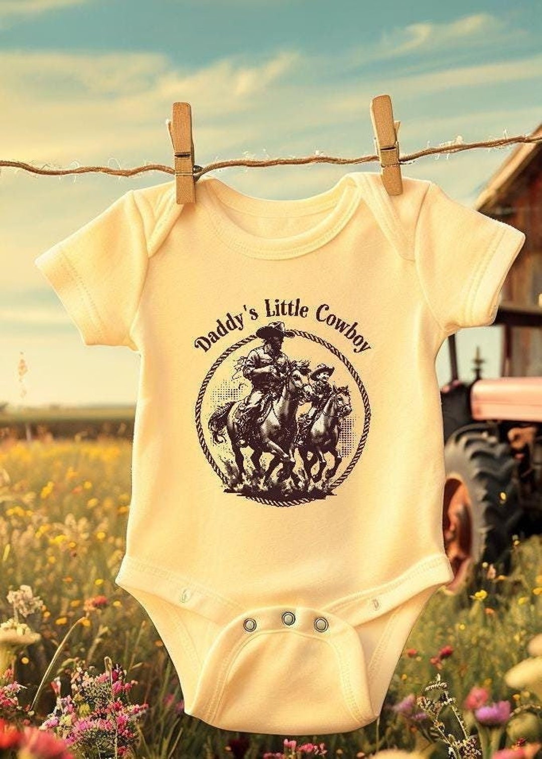 Infant Onesie, Western Rodeo, Daddy's Little Cowboy, Father Son ...