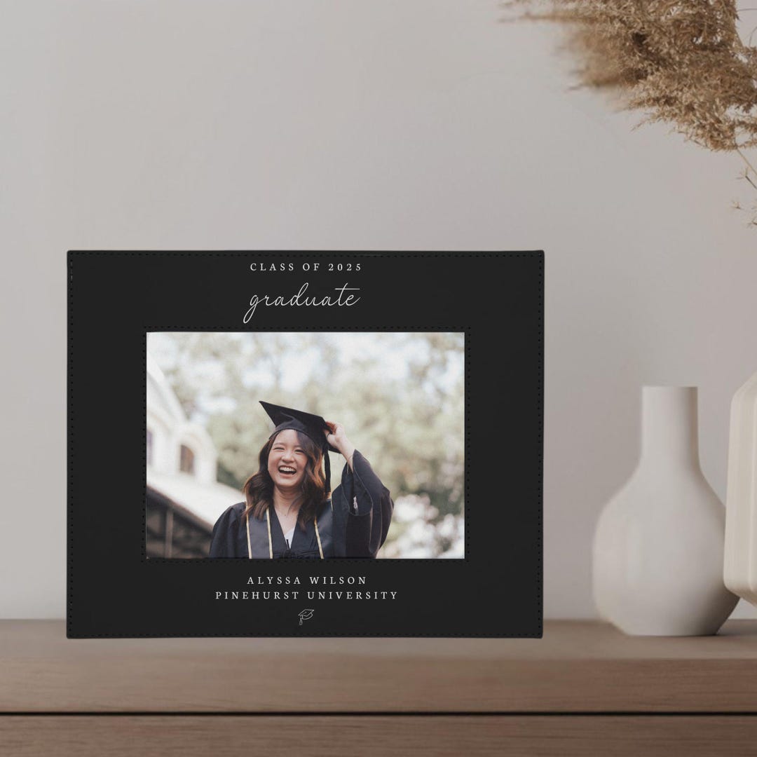 Personalized Graduation Picture Frame Class of 2025 Congrats Grad Photo ...