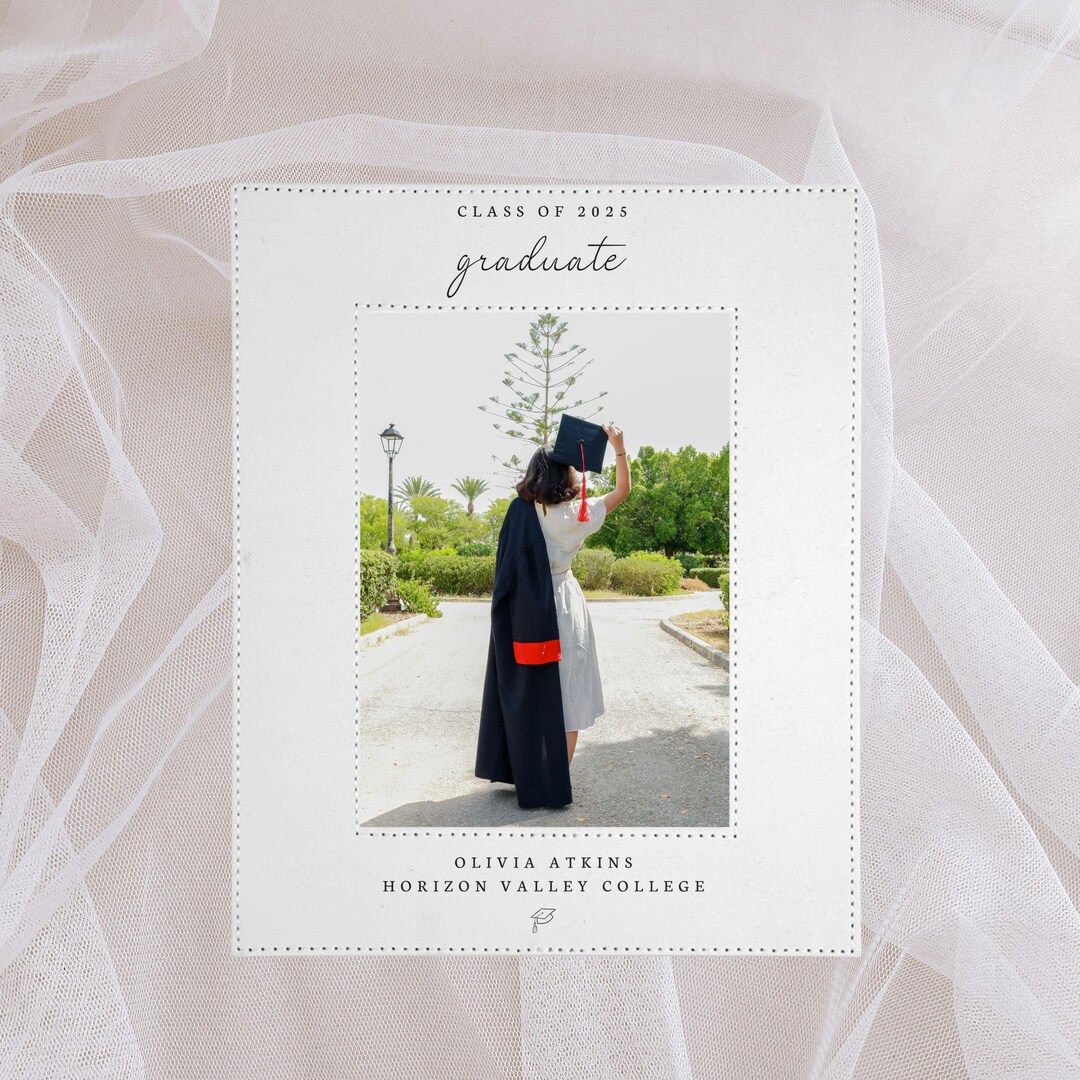 Graduation Picture Frame Class of 2025 Congrats Grad Photo Frames ...