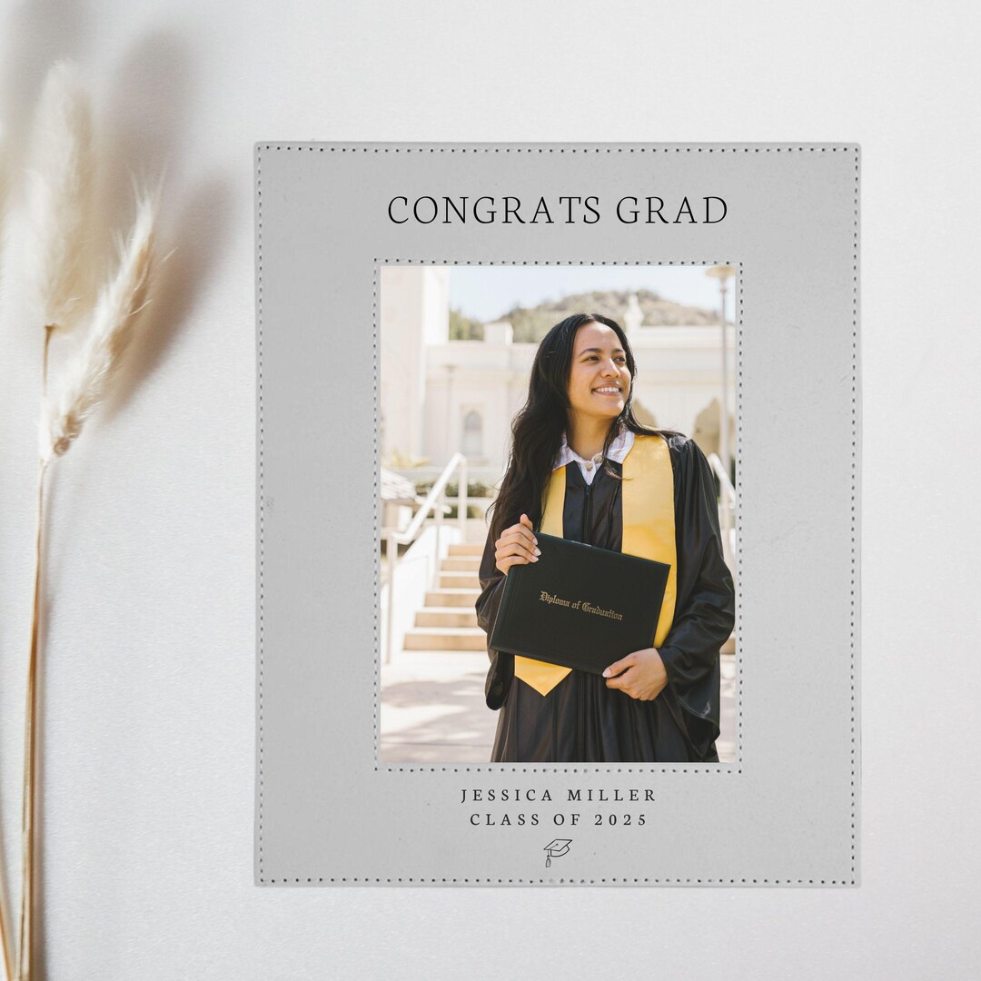 Congrats Grad Photo Frames Personalized Graduation Picture Frame Class ...