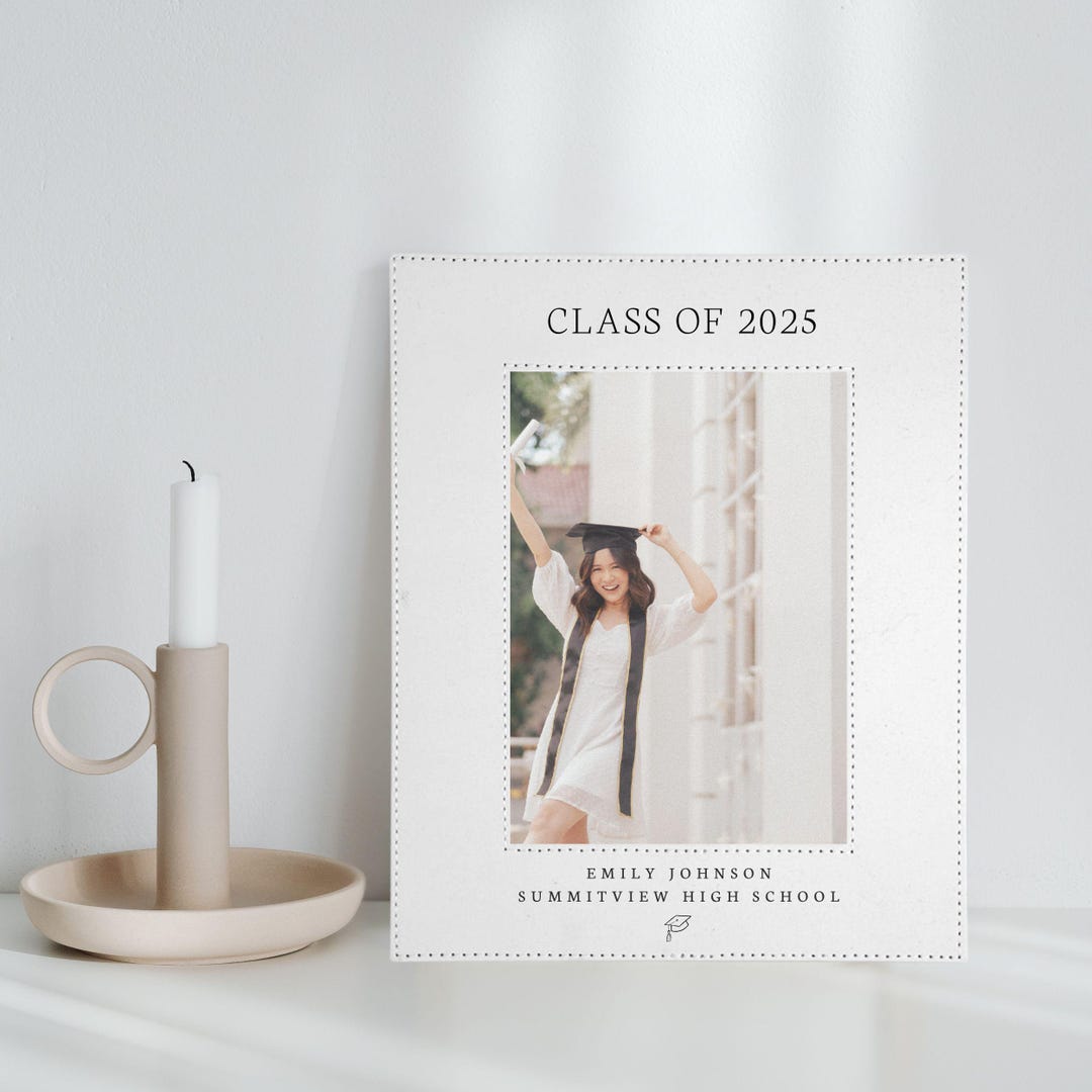 Personalized Graduation Picture Frame Class of 2025 Congrats Grad Photo ...