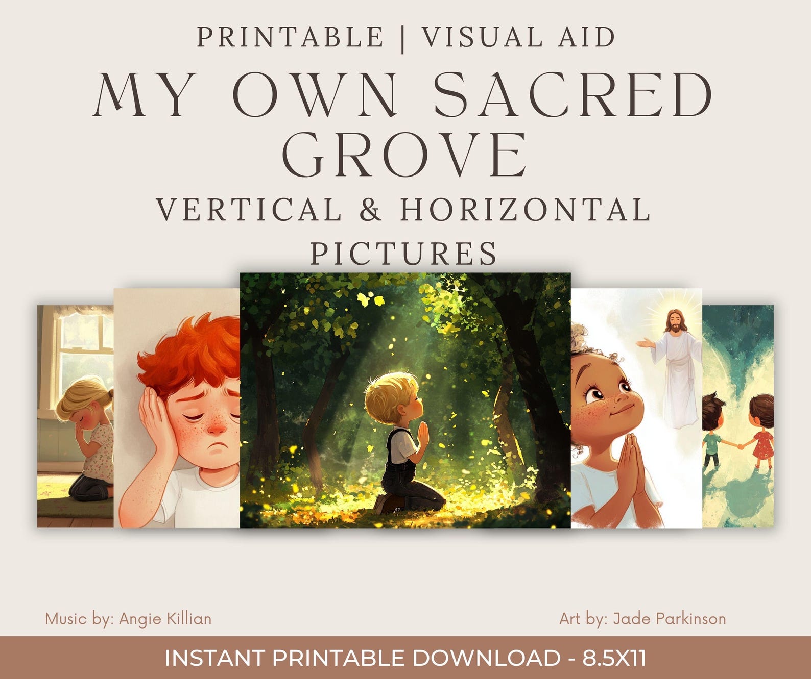 My Own Sacred Grove Flip Chart Visual Aid Primary Singing Packet ...