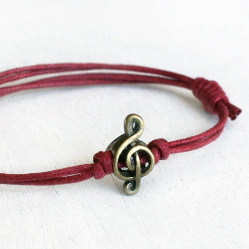 Music Note Bracelet - Etsy