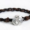 Traveller Earth World Map Bracelet - Etsy