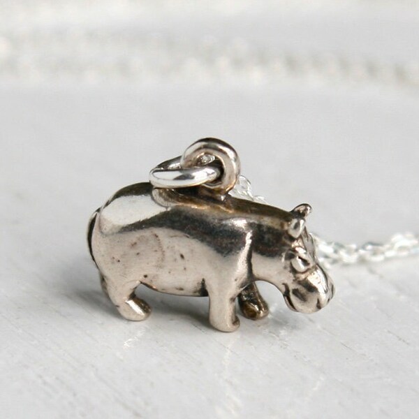 Hippo Necklace - Etsy