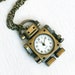 Robot Pocket Watch Necklace, Clock Necklace - Etsy