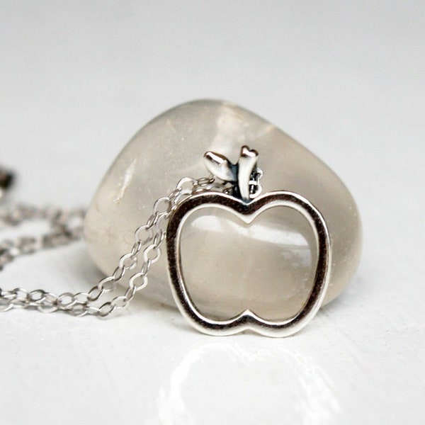 Apple Necklace - Etsy