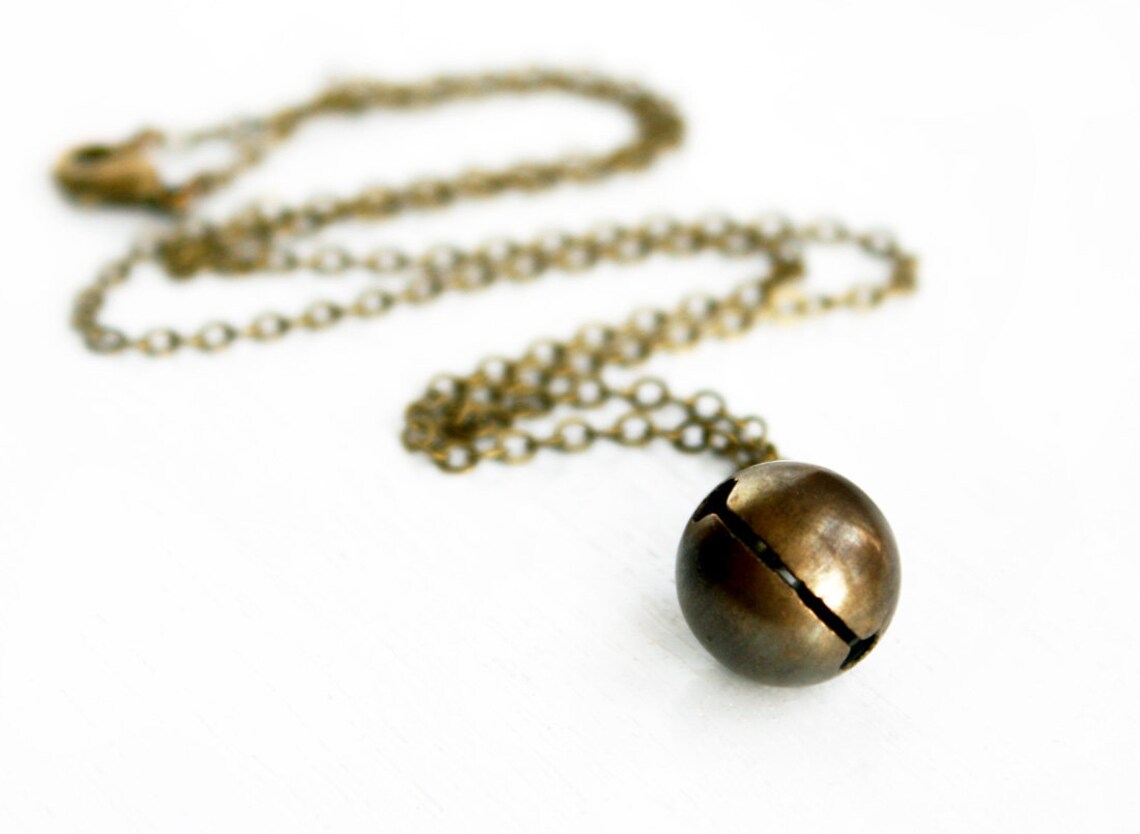 Jingle Bell Necklace | Etsy