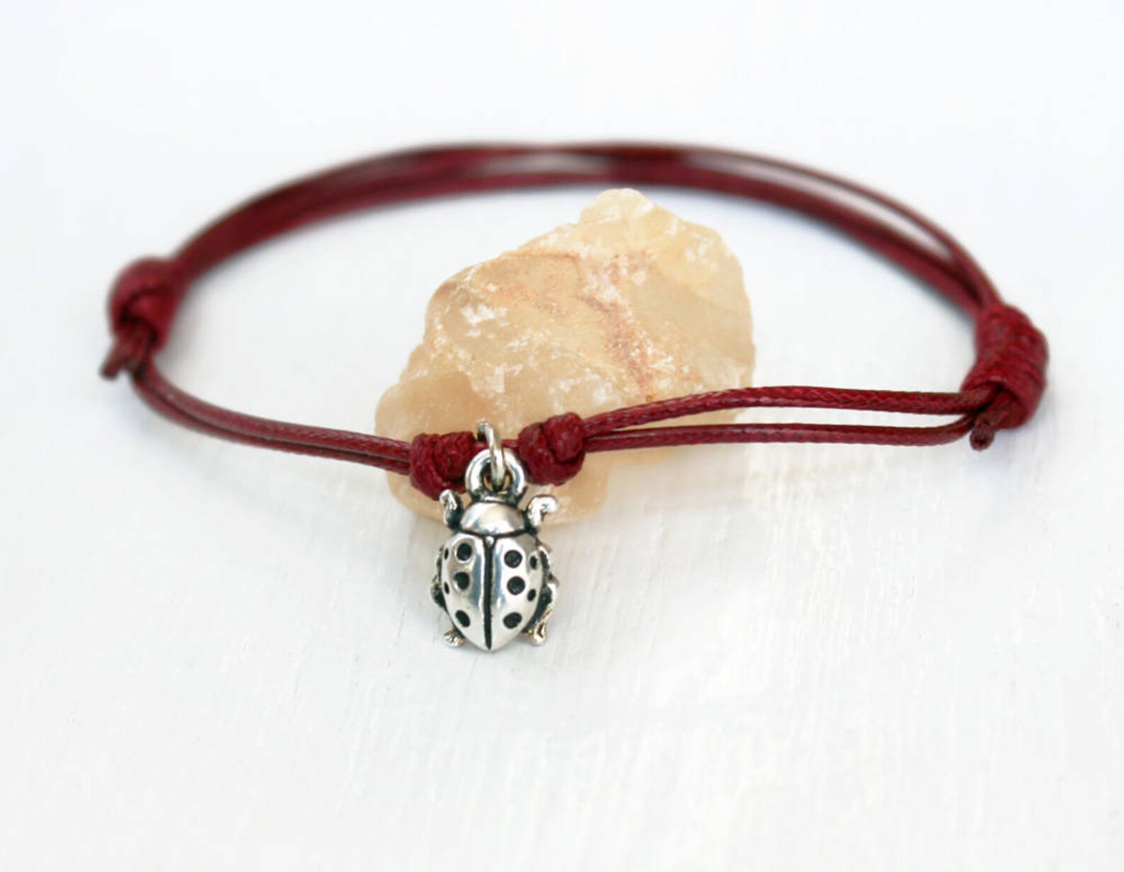 Ladybug Bracelet, Ladybug Anklet, (many Colors to Choose) - Etsy
