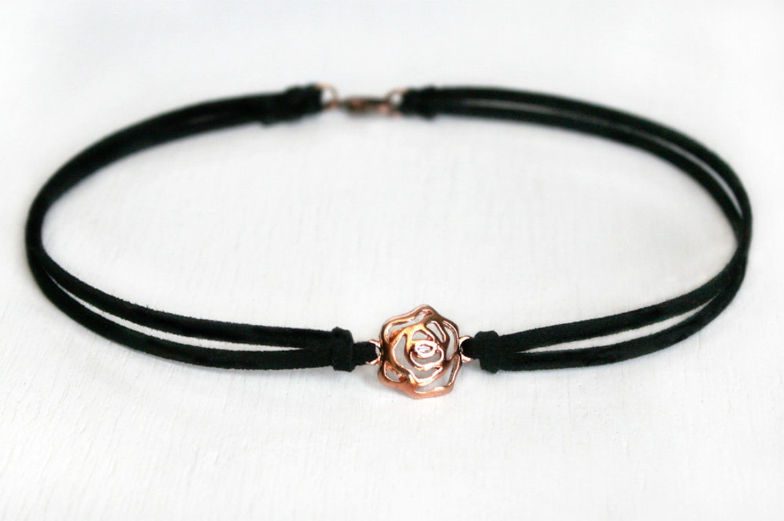 Rose Choker many Colors to Choose - Etsy
