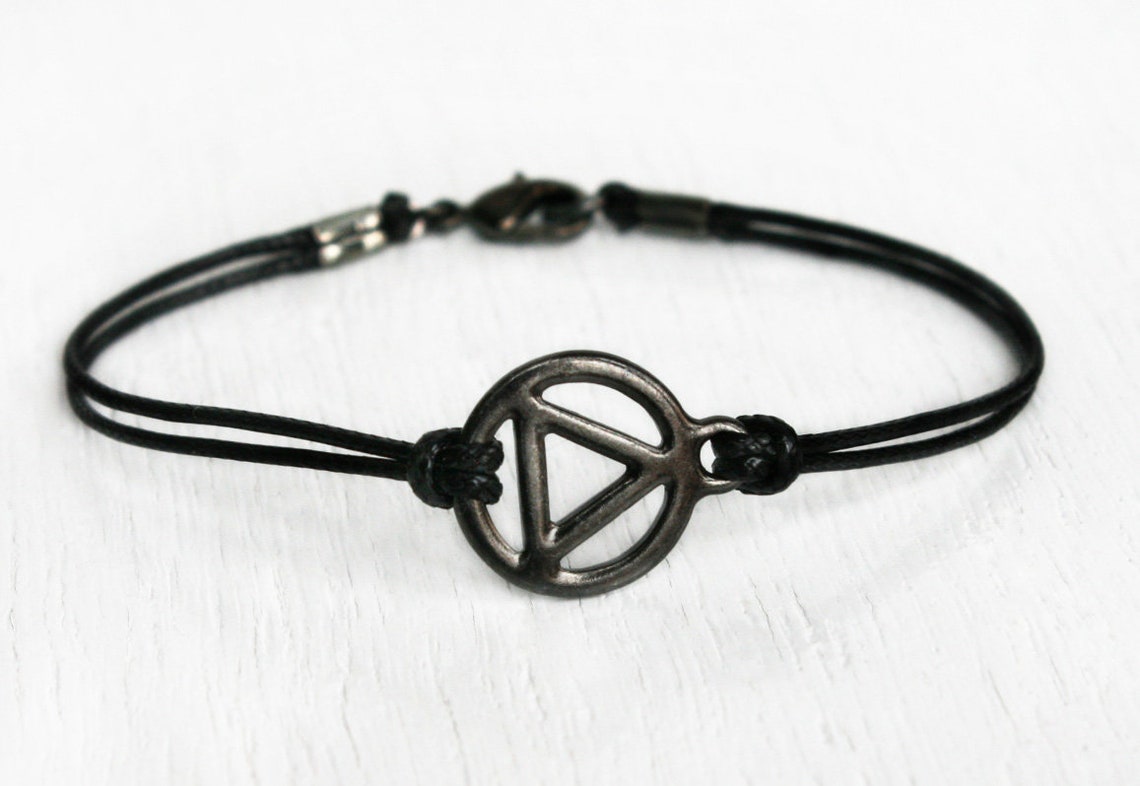 AA Recovery Bracelet AA Recovery Anklet Sobriety Bracelet - Etsy