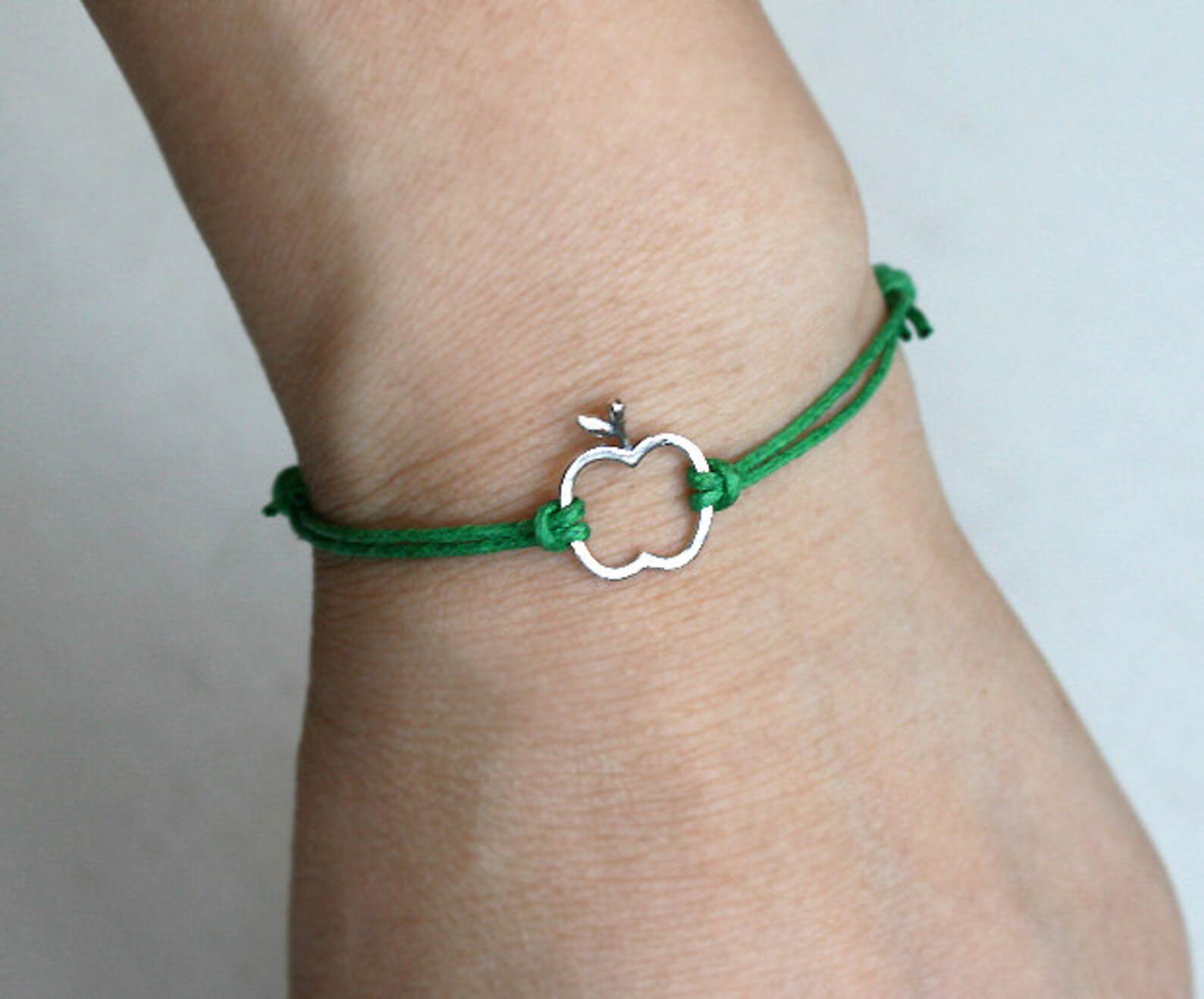 Apple Bracelet Apple Anklet many Colors to Choose - Etsy
