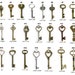 Key Necklace on Chain (many Different Keys to Choose) - Etsy