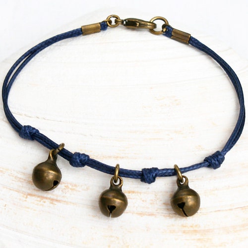 Silver Bells Bracelet / Bells Anklet Bracelet With Bells - Etsy