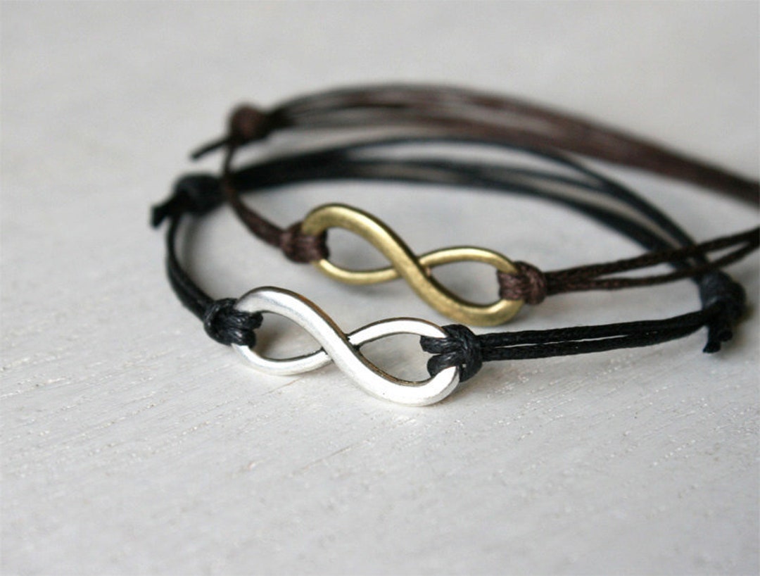 Infinity Bracelet, Infinity Anklet (many Colors to Choose) - Etsy