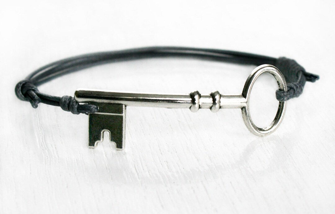 Key Bracelet, Key Anklet, many Colors to Choose - Etsy