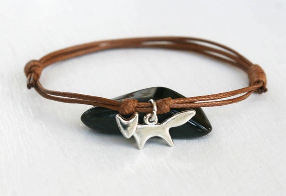 Fox Bracelet Fox Anklet many Colors to Choose - Etsy
