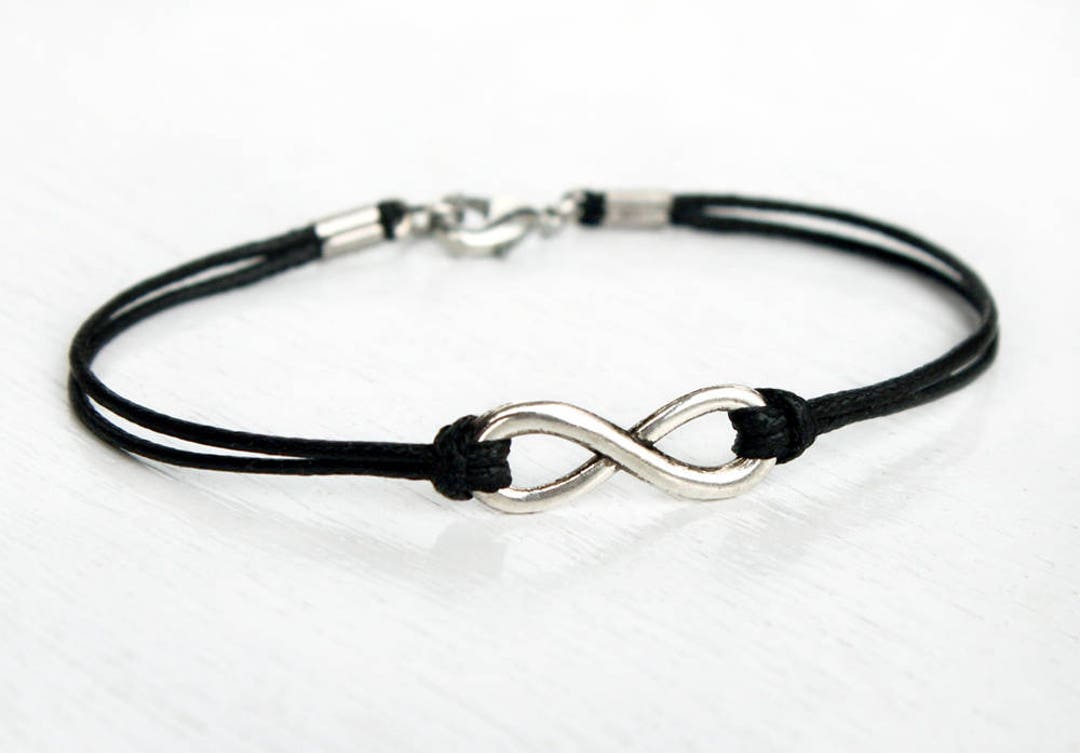 Infinity Bracelet With Clasp, Infinity Anklet - Etsy