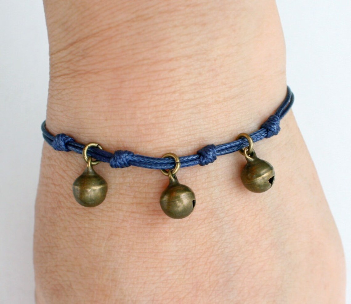 Bell Bracelet Anklet With 3 Bells - Etsy