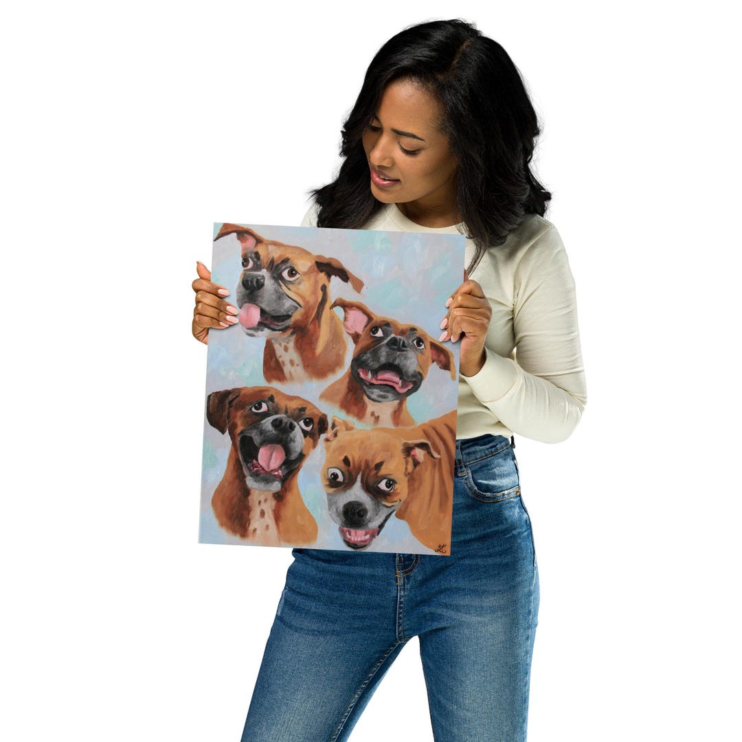 Googly-eyes Dog Poster - Etsy