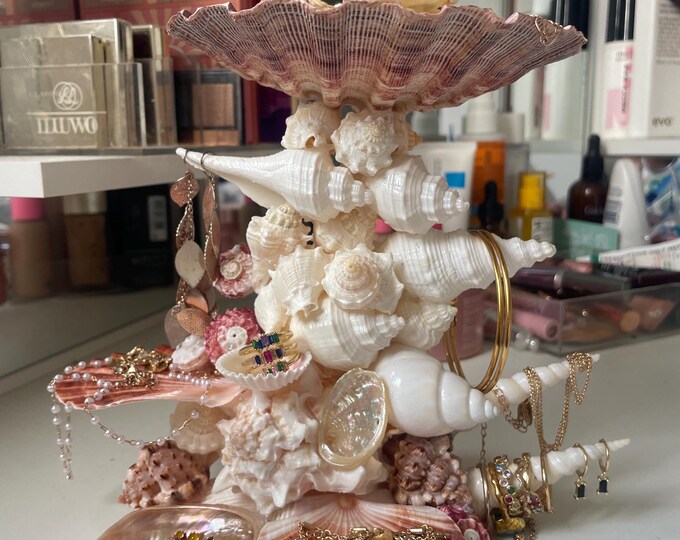LUNA - Shell Jewelry Holder -jewellery Display- Beach and Ocean ...