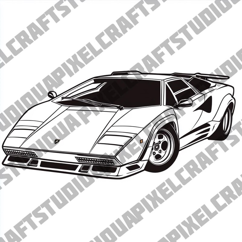 Lamborghini Vector - Etsy