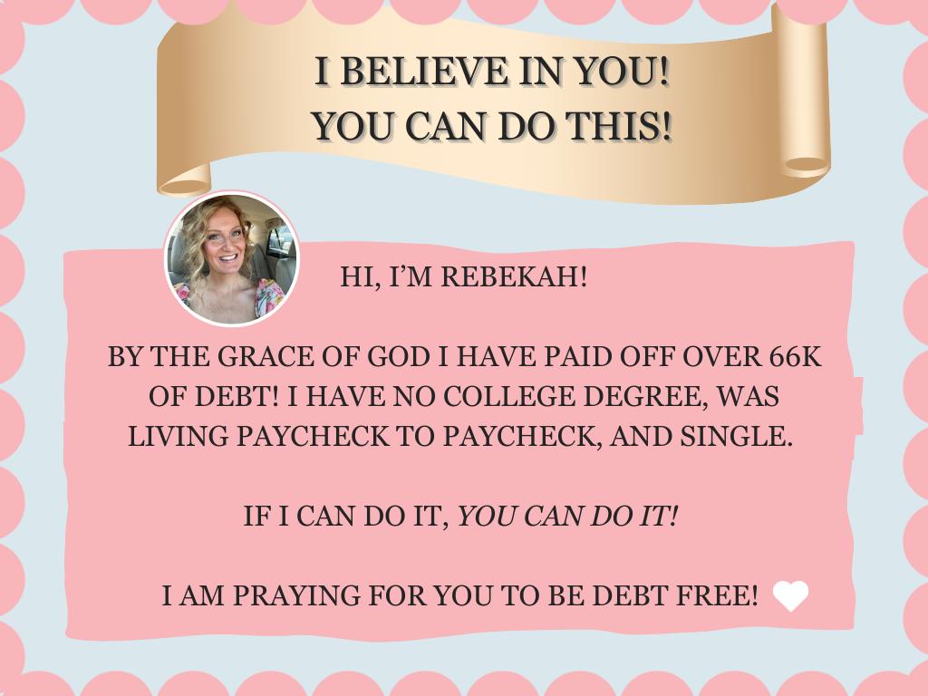 Christian Budget Template Monthly Budget Tracker Financial Tracker ...