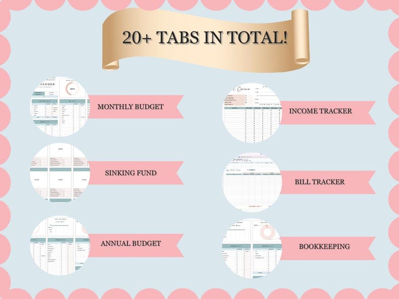 Christian Budget Template | Monthly Budget Tracker | Financial Tracker ...