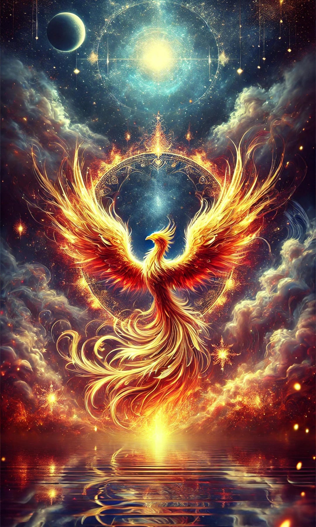 Surreal Ethereal Phoenix - Digital Download Art | Mystical Phoenix ...
