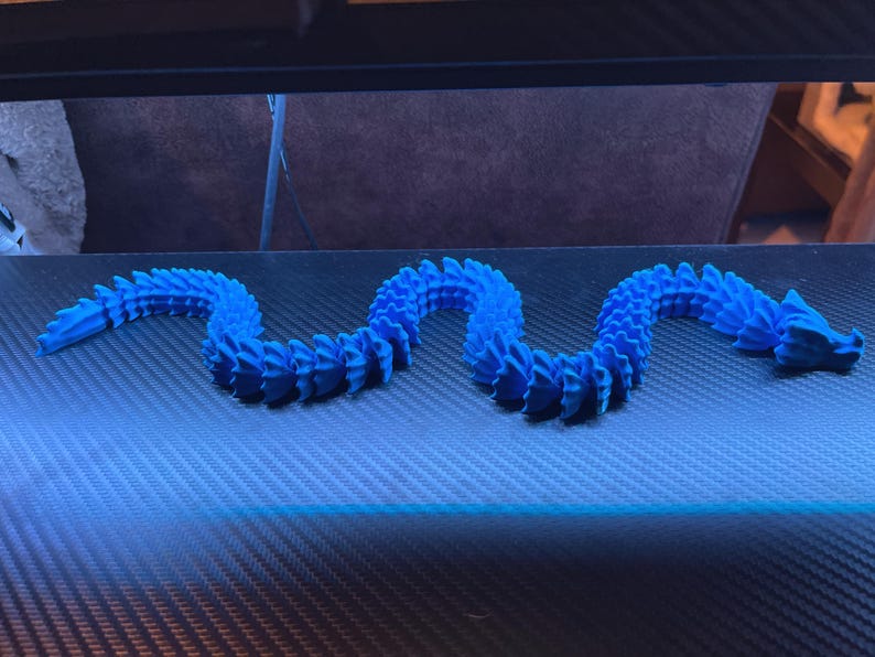 3D Printed Dragon Snake - Flexi Dragon - Articulated Dragon - 3D ...