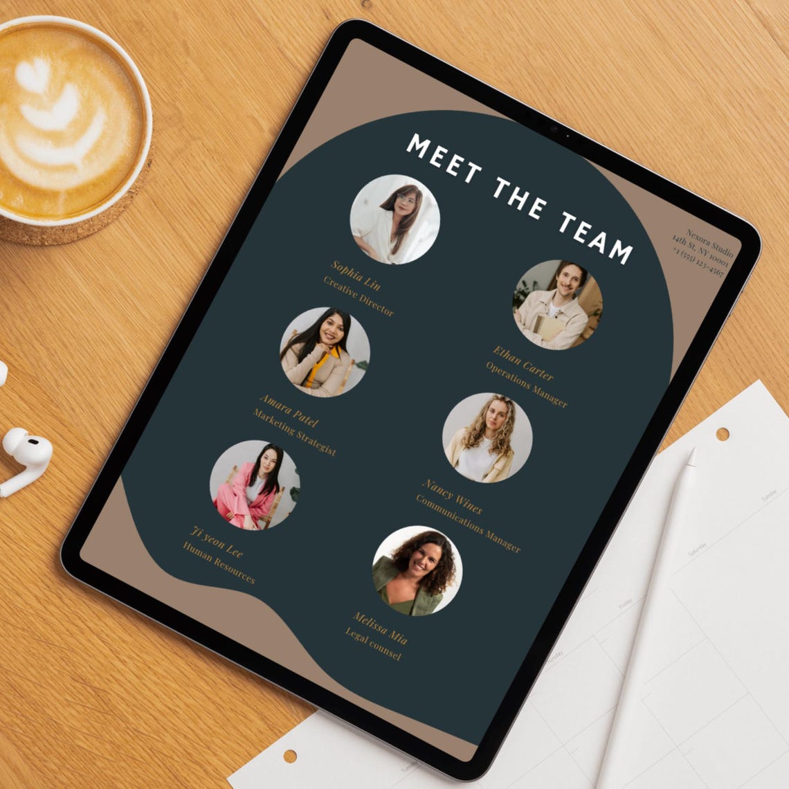Meet the Team Template | Canva Editable Team Intro | Modern Design ...