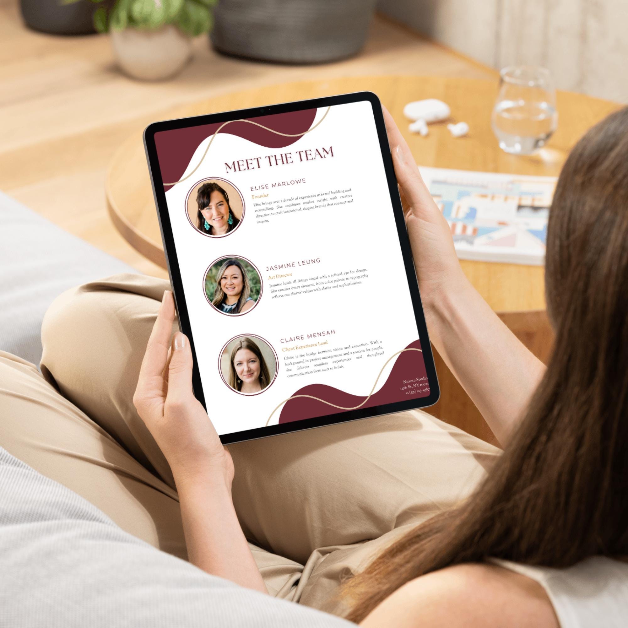 Meet the Team Template | Canva Editable Team Introduction Flyer ...