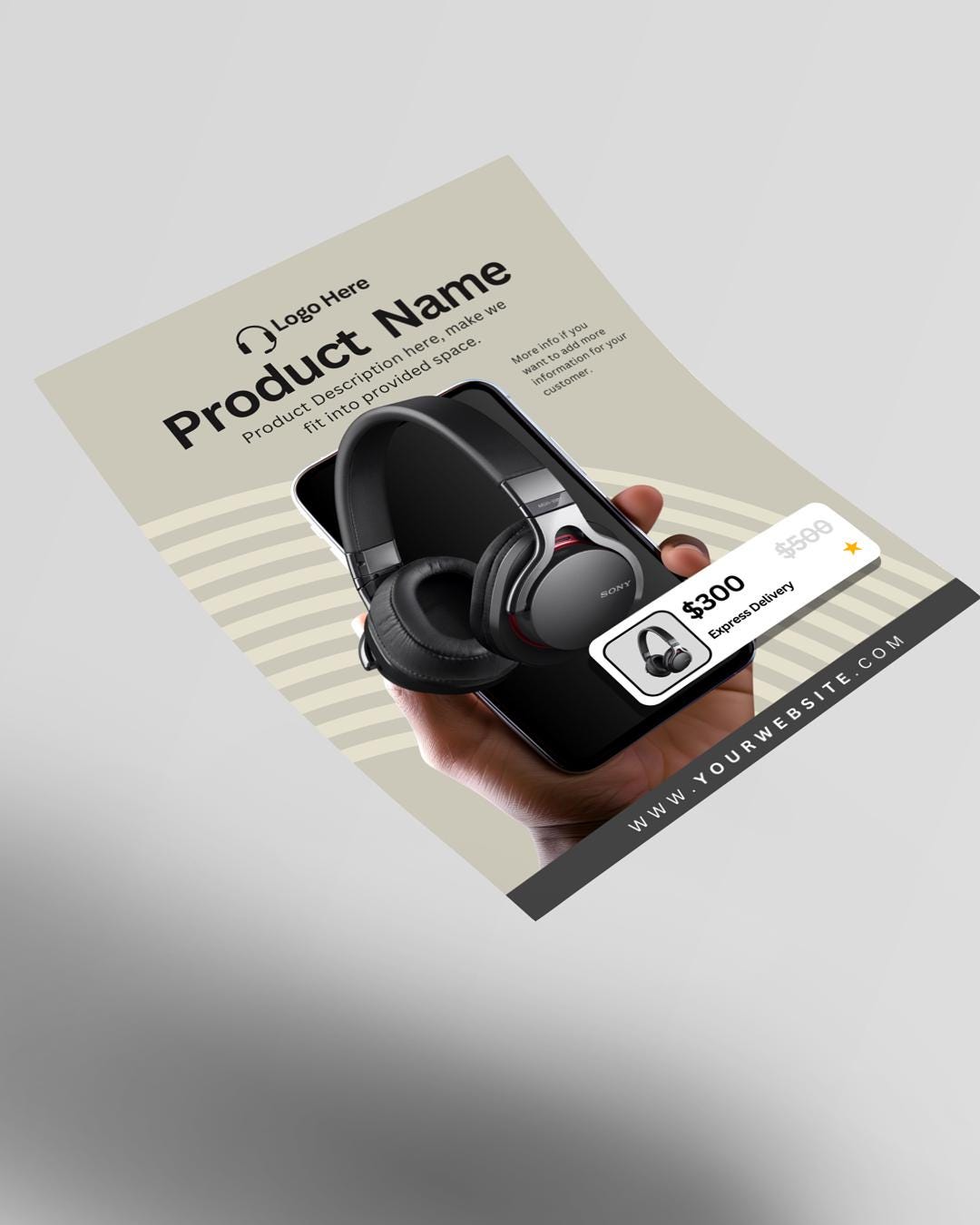 Editable Canva Template to Display Product - Etsy