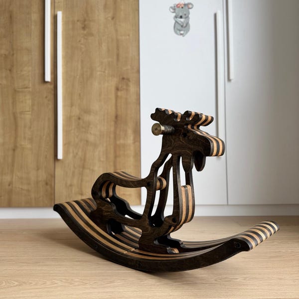 Rocking Moose - Etsy