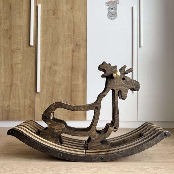 Rocking Moose - Etsy
