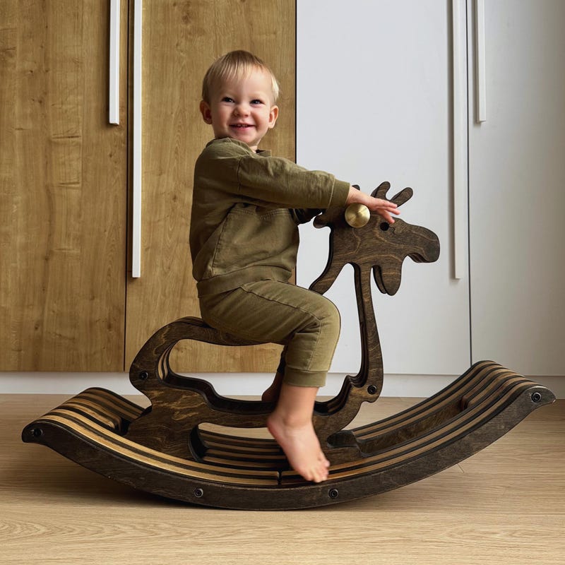 Rocking Moose - Etsy