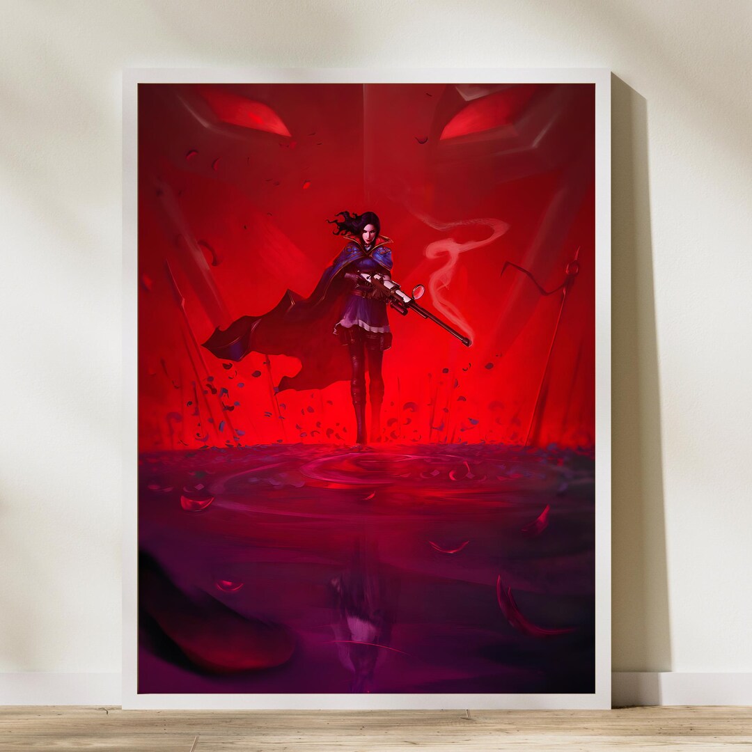 Arcane Caitlyn Poster: League of Legends Wall Art (digital Print) - Etsy