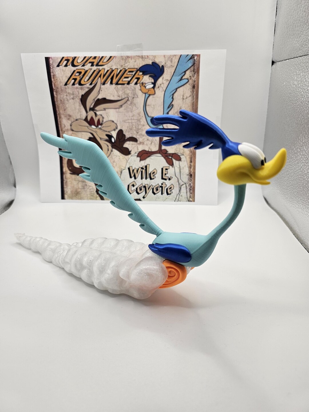 Road Runner Figurine, 3D Printed PLA Plastic the Coyote's After You ...