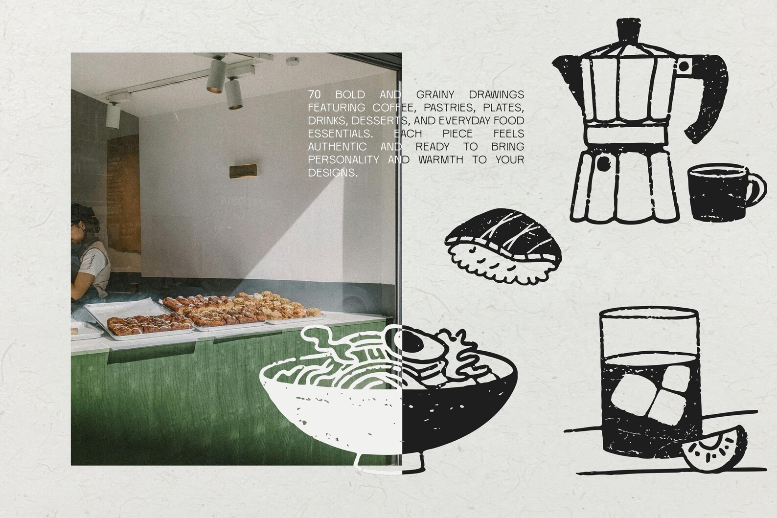 70 Cafe SVG Bundle: Coffee Shop, Food Clipart Designs (digital Download ...